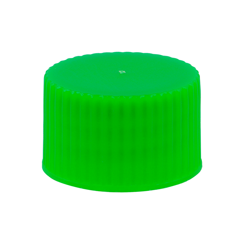 28/410 Ribbed Green PP Screw Closure Heavy Col 7087 | Richmond