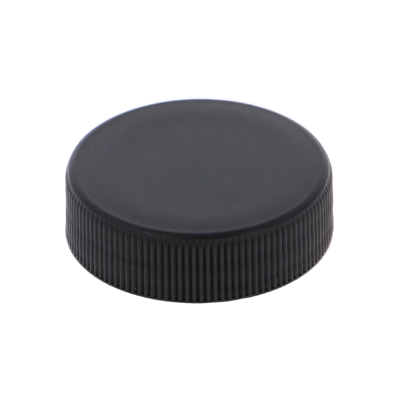 R3/38 Ribbed Matt Black PP Polyprop Closure | Richmond